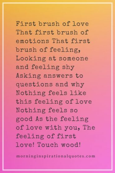 First Love Poems With Images & Pictures