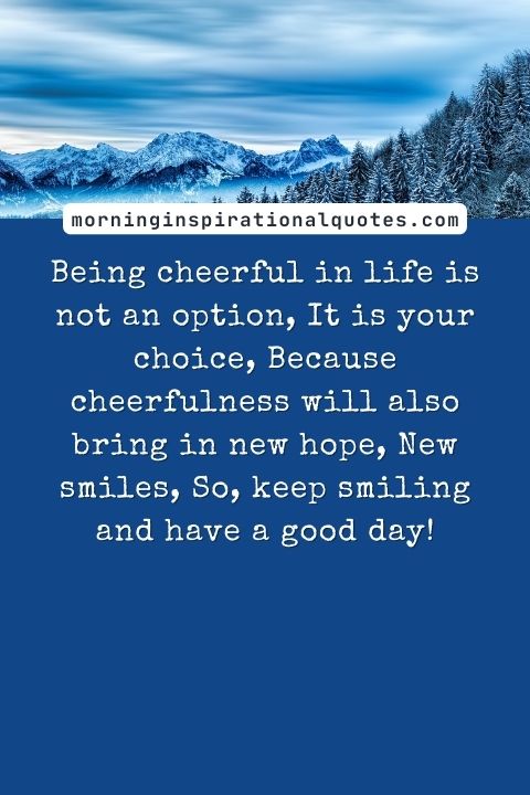 Spread Positivity with Good Day Messages