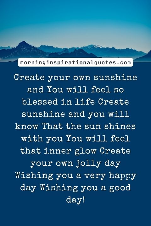 Spread Positivity with Good Day Messages