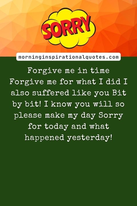 I Am Sorry messages