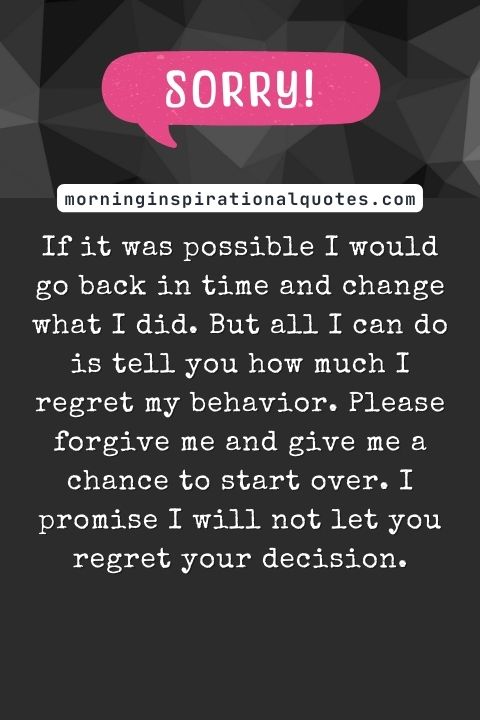 Sorry Messages to Apologize to Them