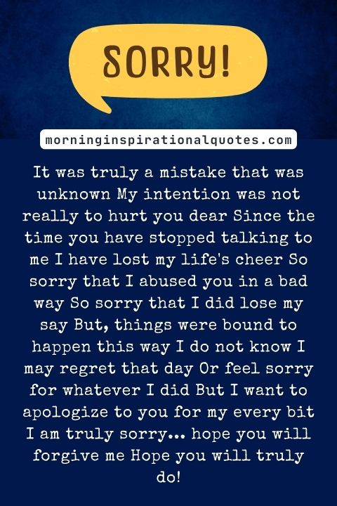 Sorry Poems For Her